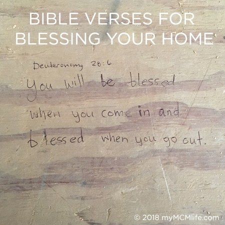 Bible Verses for Blessing Your Home | myMCMlife.com